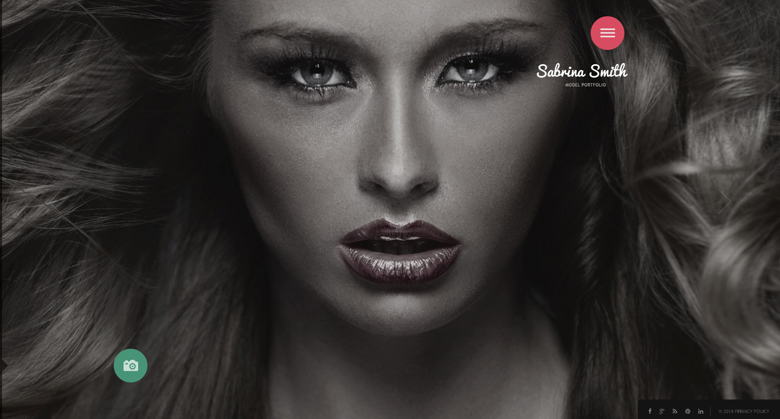 Model Portfolio Responsive Website Template 48221