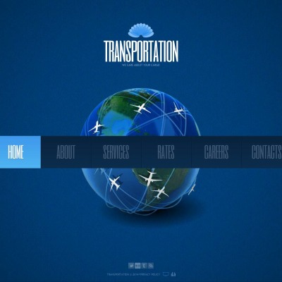 Private Airline Templates | TemplateMonster