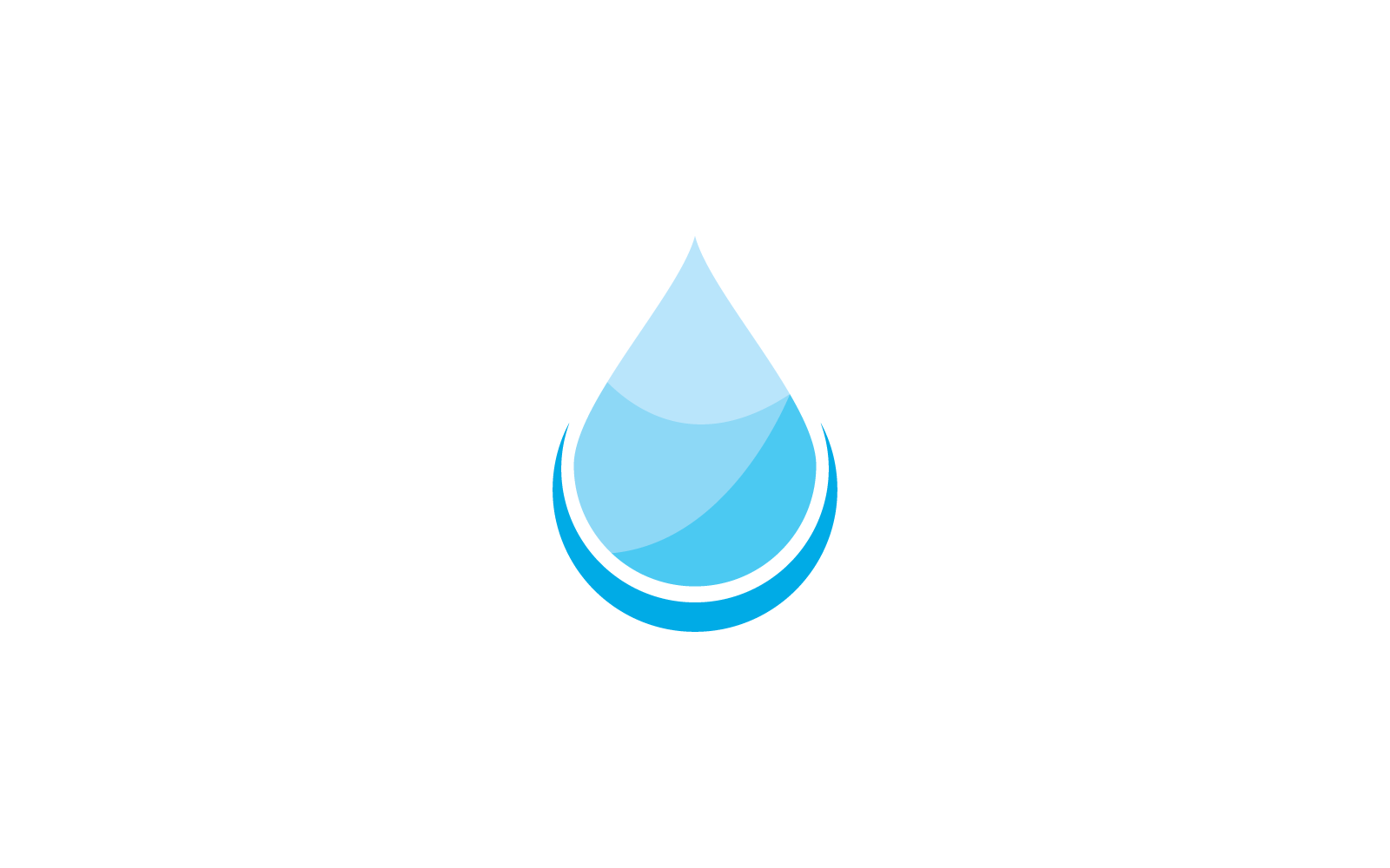 Water drop design illustration template - TemplateMonster