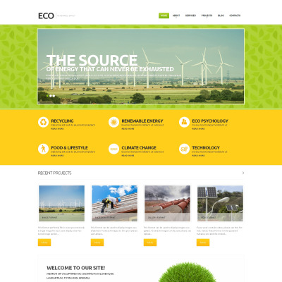Premium Environmental WordPress Themes | TemplateMonster