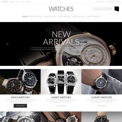Watches Templates | TemplateMonster