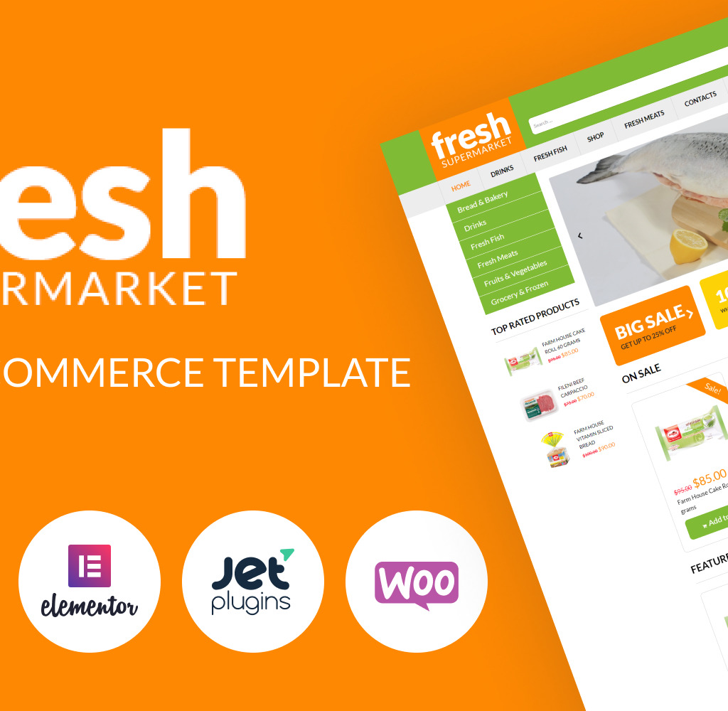 Fresh Fresh - Supermarket woocommerce template for easy sales ...