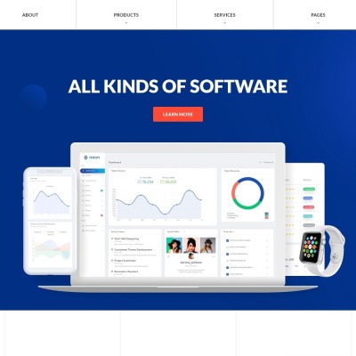 21+ Best Software Company Website Templates