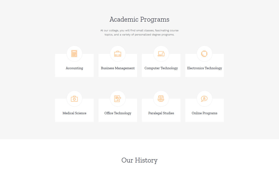 Free Education Website Template