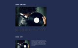 Free Music Website Template
