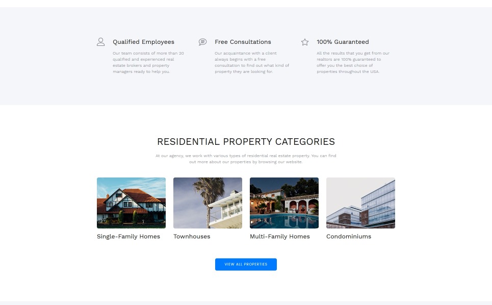 Free Website Template - Real Estate Template Web №51575