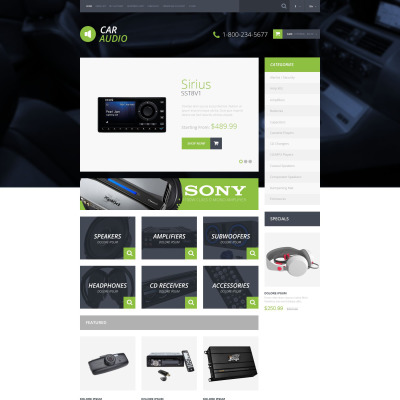 Car Audio Templates | TemplateMonster