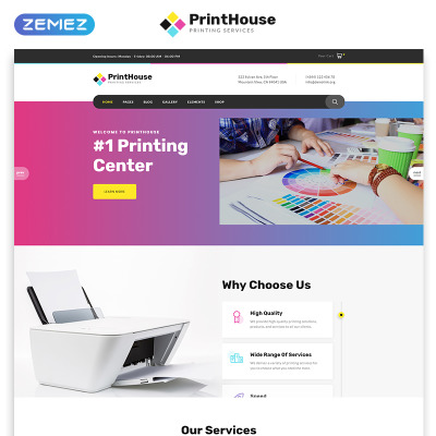 16+ Best Print Shop Website Templates