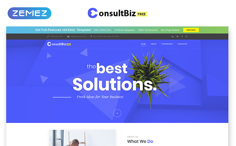 Free Responsive Corporate Template Free Responsive Corporate Template