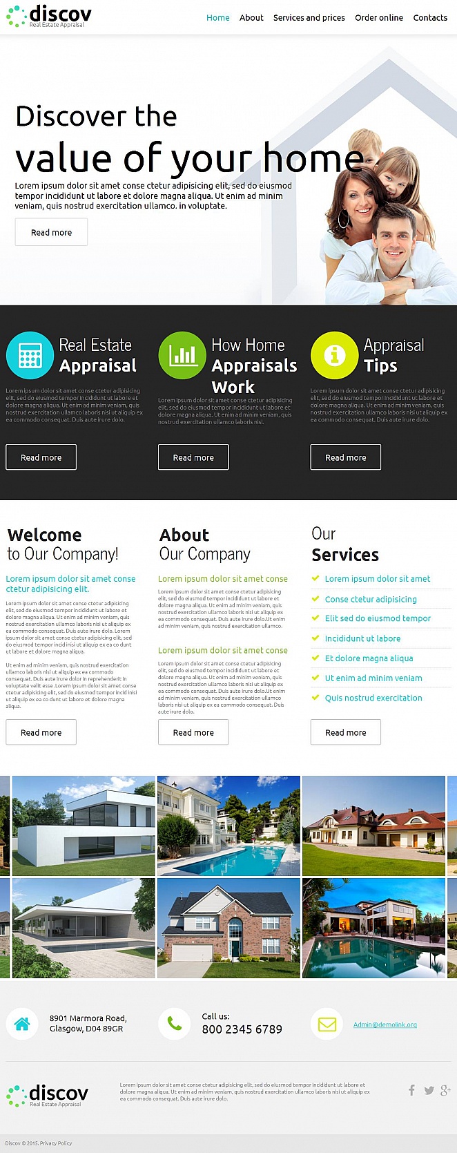 Real Estate Agency Moto CMS HTML Template #52605