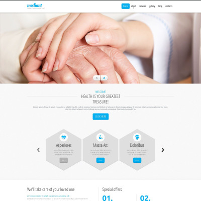 Elderly Care Templates | TemplateMonster