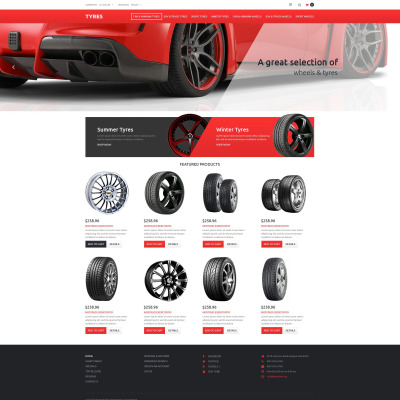 Tires Templates | Wheels Templates | TemplateMonster