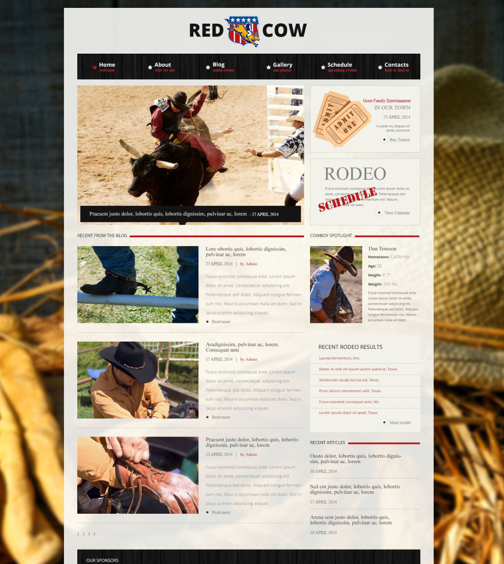 Popularity of Rodeo Business Drupal Template #53350