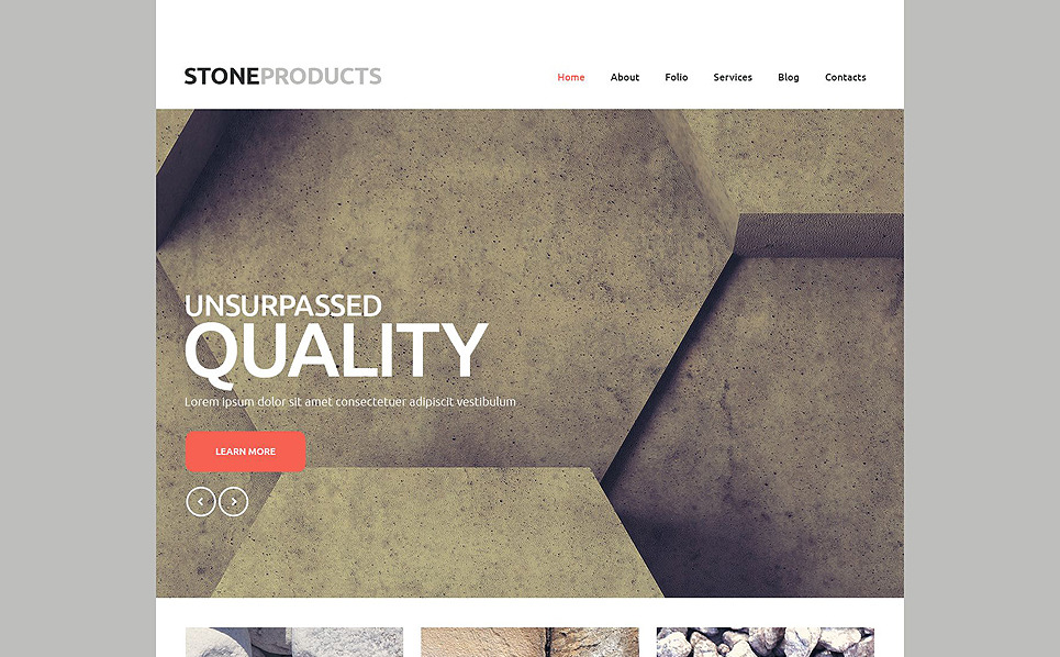 Flooring Materials Website Template