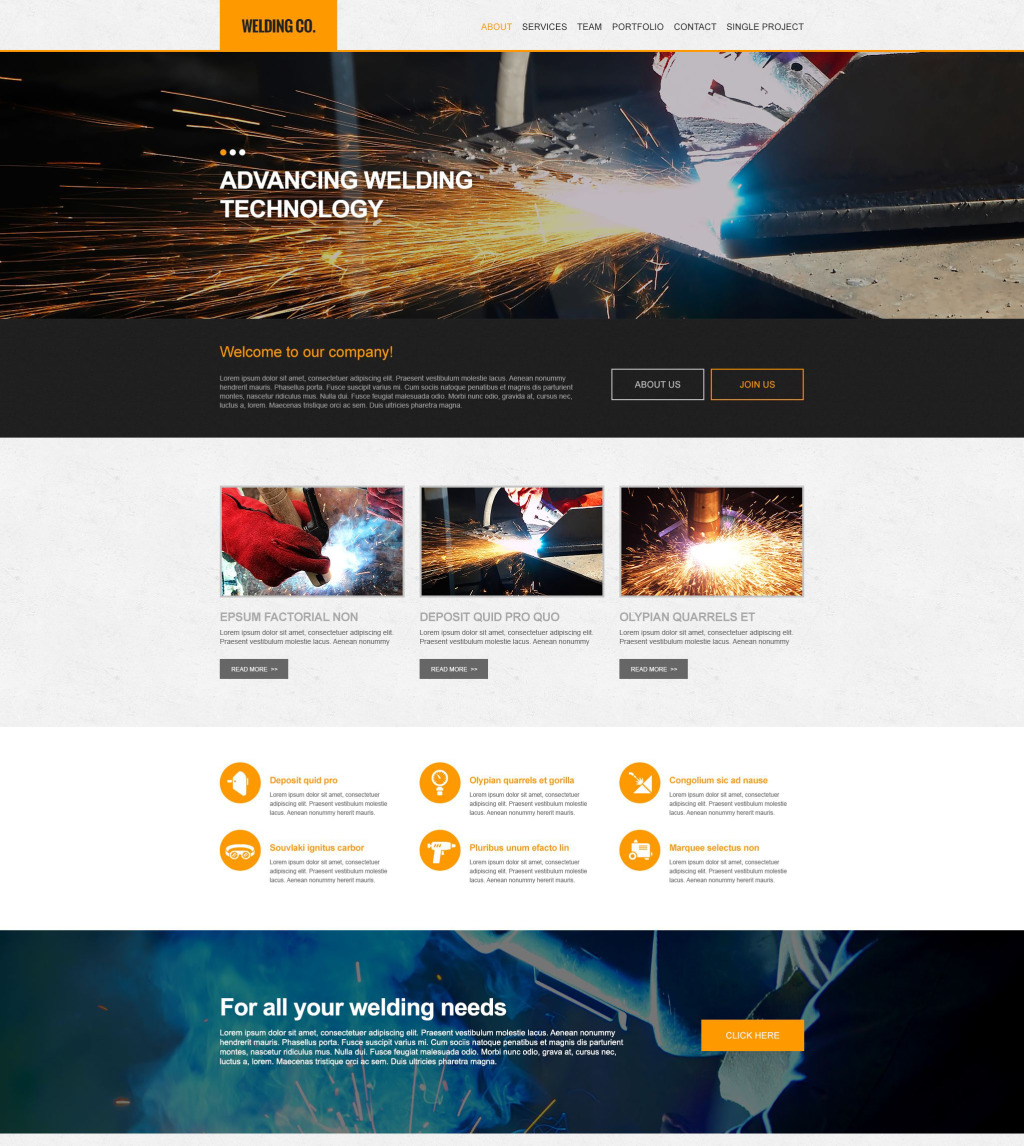 Welding Muse Template #54660