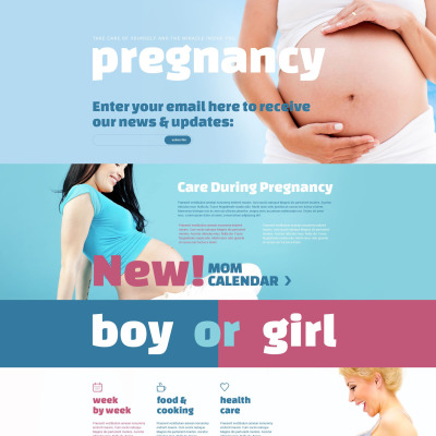 Pregnancy Templates | TemplateMonster
