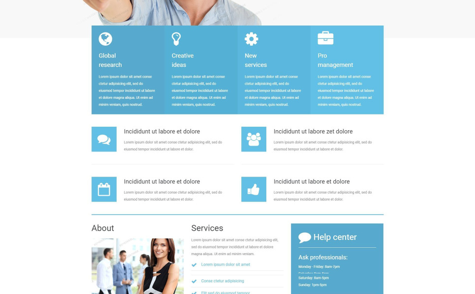 Free Business Responsive Website Template