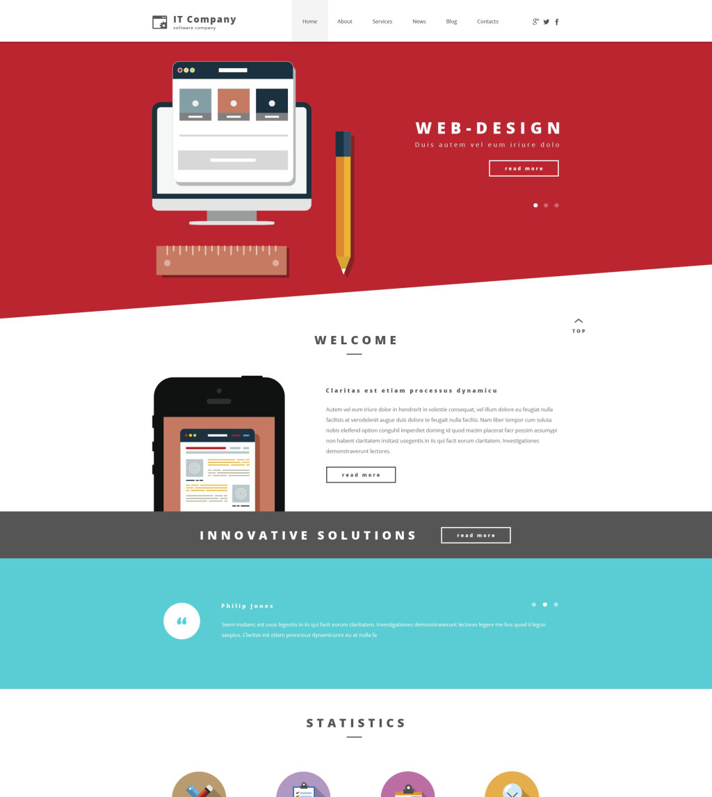 Information Technology WordPress Theme