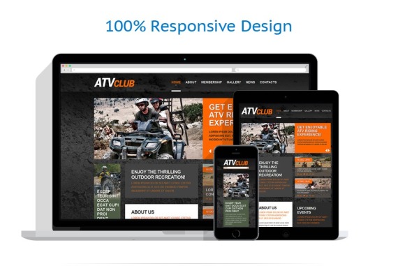 Motor Sports Responsive Website Template #49329