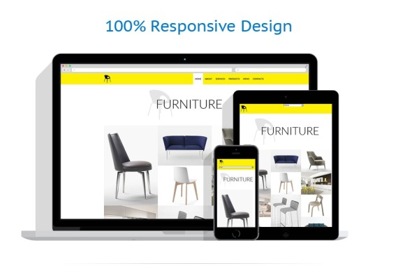 Furniture Responsive Website Template #50772