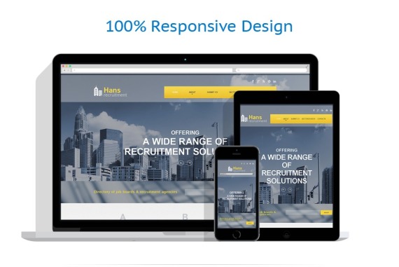 Public Relations Responsive Website Template #50770