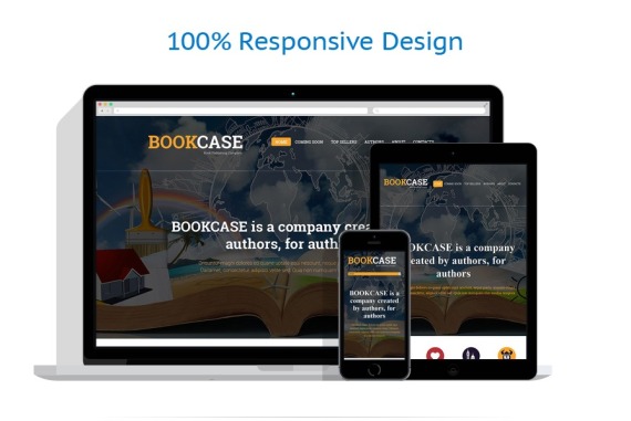 Publishing Company Responsive Website Template #50777