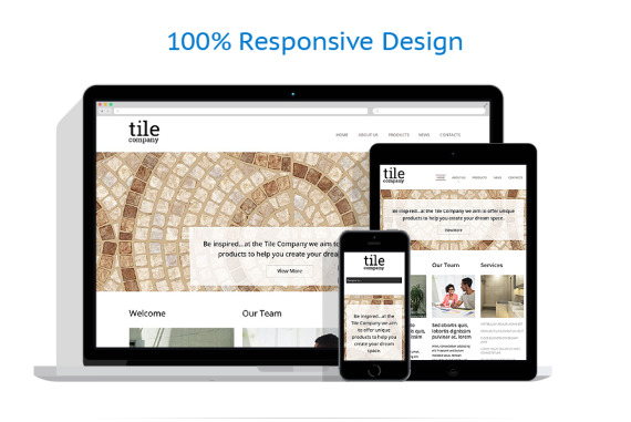 Interior Design Responsive Website Template #51856