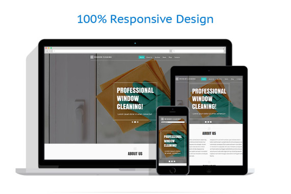 Cleaning Responsive Website Template #52092