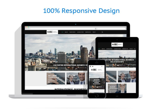 Business & Services Responsive Website Template #55478