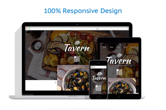 Tavern Website Template #55724