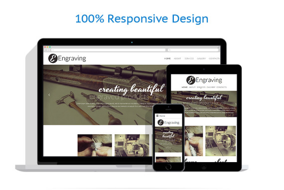 Print Shop Responsive Website Template #57946