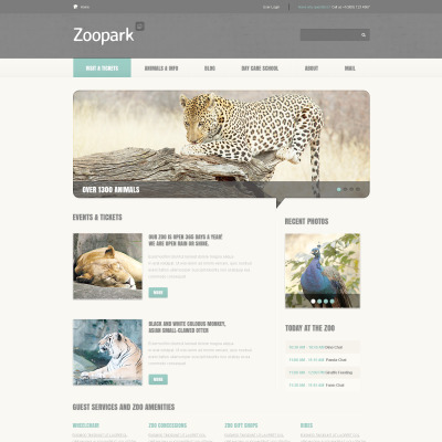 Zoo Templates | TemplateMonster