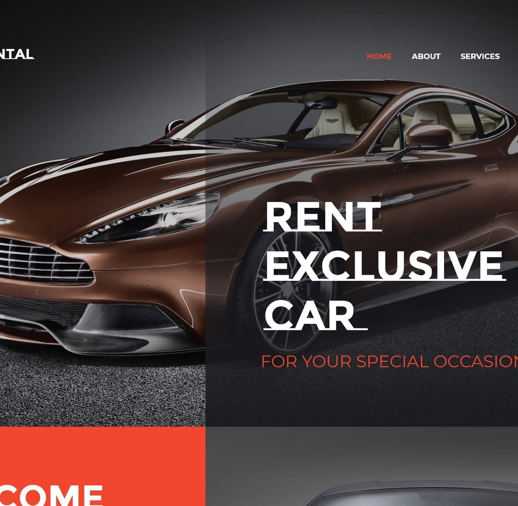 Car Rental Website Template