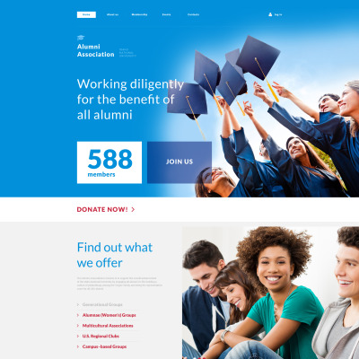 28+ Best University Website Templates | TemplateMonster