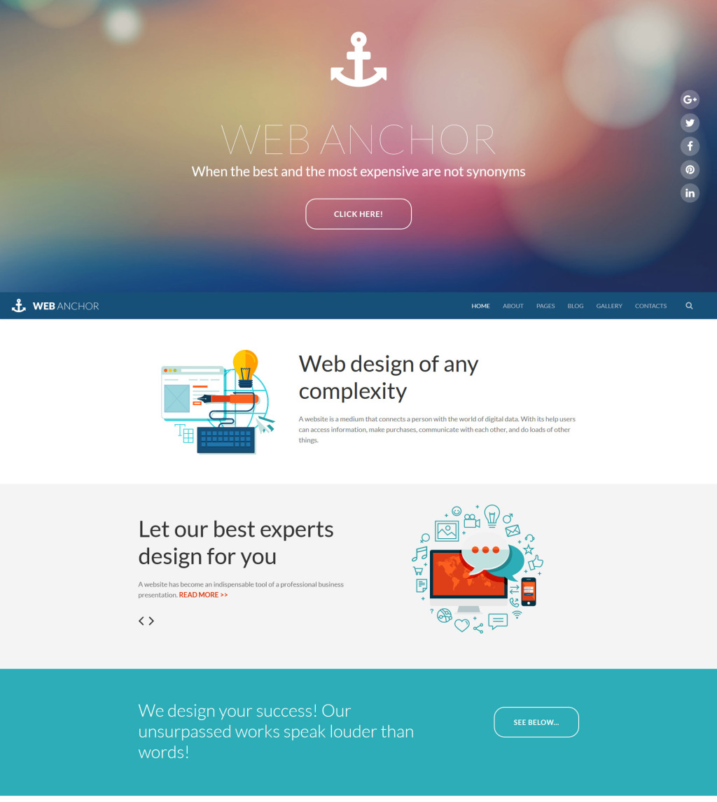Website Design Joomla Template 