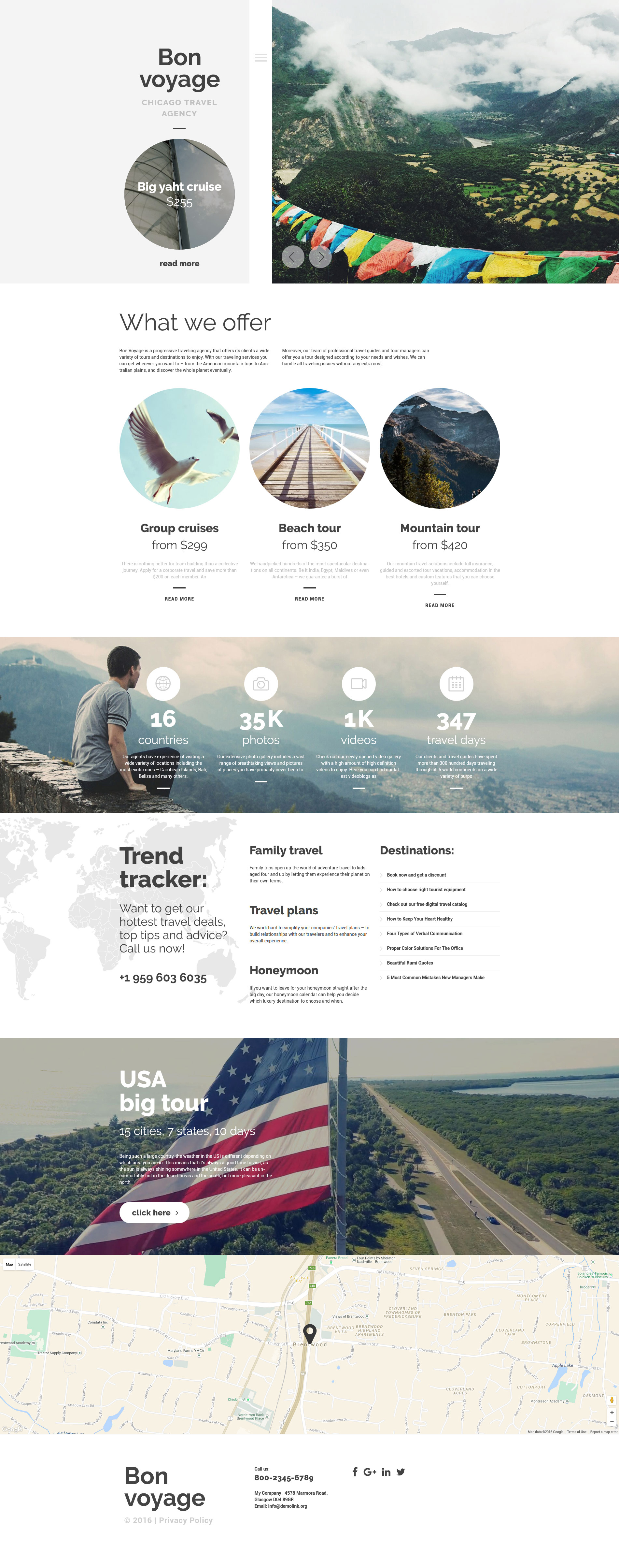 Thèmes WordPress pour agences de voyage