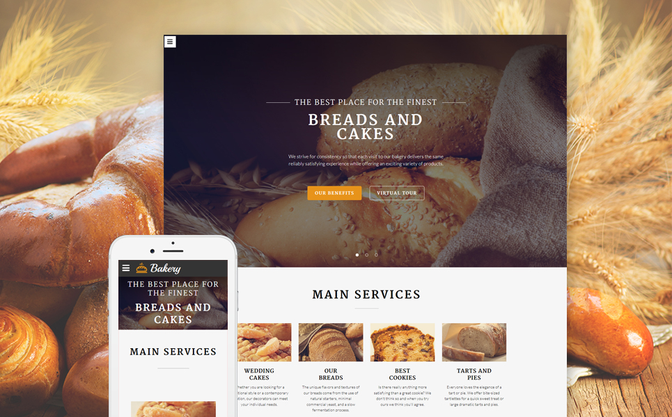 Baking Website Template