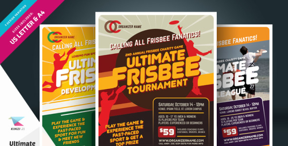 Download Ultimate Frisbee Flyer - Corporate Identity Template ...