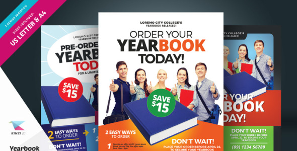 Download Yearbook Sale Flyer - Corporate Identity Template - Фирменный ...