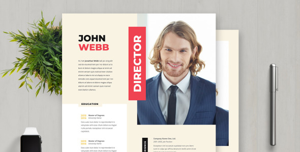 Download John Webb | Director Resume Template - Резюме на тему графика Download John Webb | Director Resume Template - Резюме на тему графика