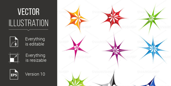 Download Abstract Stars - Vector Image - Vector на тему графика