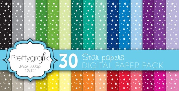 Download Star Digital Paper, Commercial Use - Vector Image - Vector на ...