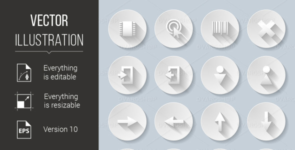 Download Paper Icons - Vector Image - Vector на тему графика