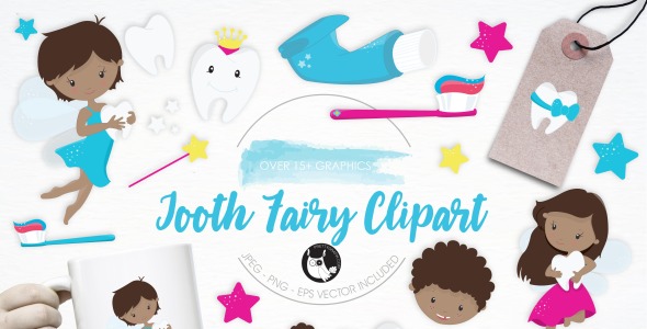 Download Tooth Fairy Clipart illustrations - Vector Image - Vector на ...