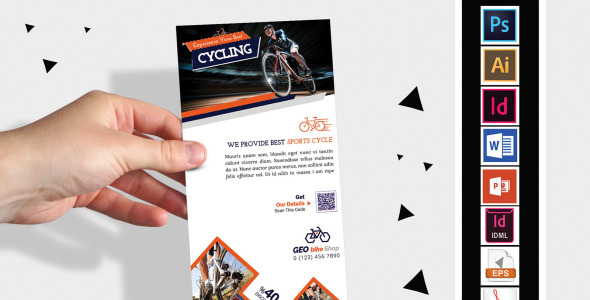 Download Rack Card | Cycle Shop DL Flyer Vol-01 - Corporate Identity ...