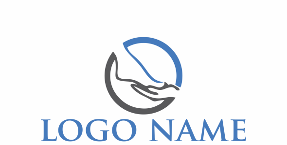Download Hand Foot Logo Template - Шаблон логотипа на тему графика
