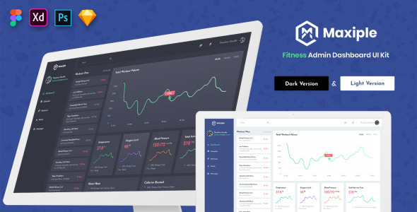 Download Maxiple - Fitness Admin Dashboard UI Kit - UI элементы на тему ... Download Maxiple - Fitness Admin Dashboard UI Kit - UI элементы на тему ...