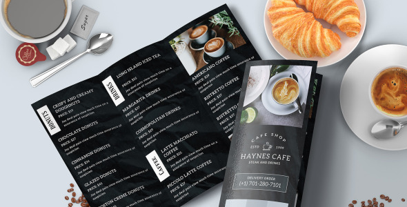 Download Coffee Restaurantd Menu Trifold - Corporate Identity Template ...