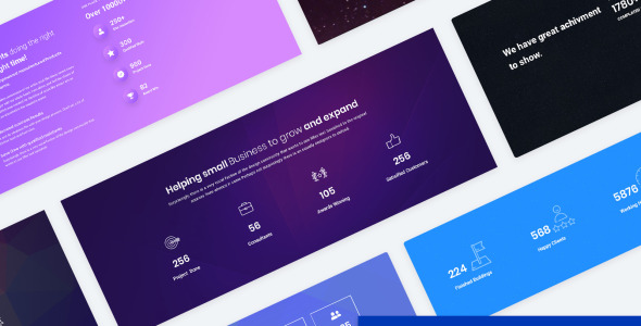 Download 10 Counters Widget Design for Web-UI Kit - UI элементы на тему ...
