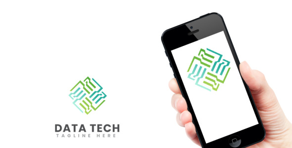 Download Data Tech Logo Template - Шаблон логотипа на тему графика